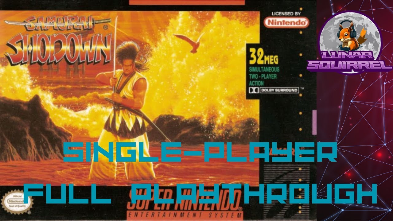 Samurai Shodown (SNES) | Single-Player Full Playthrough Walkthrough ...