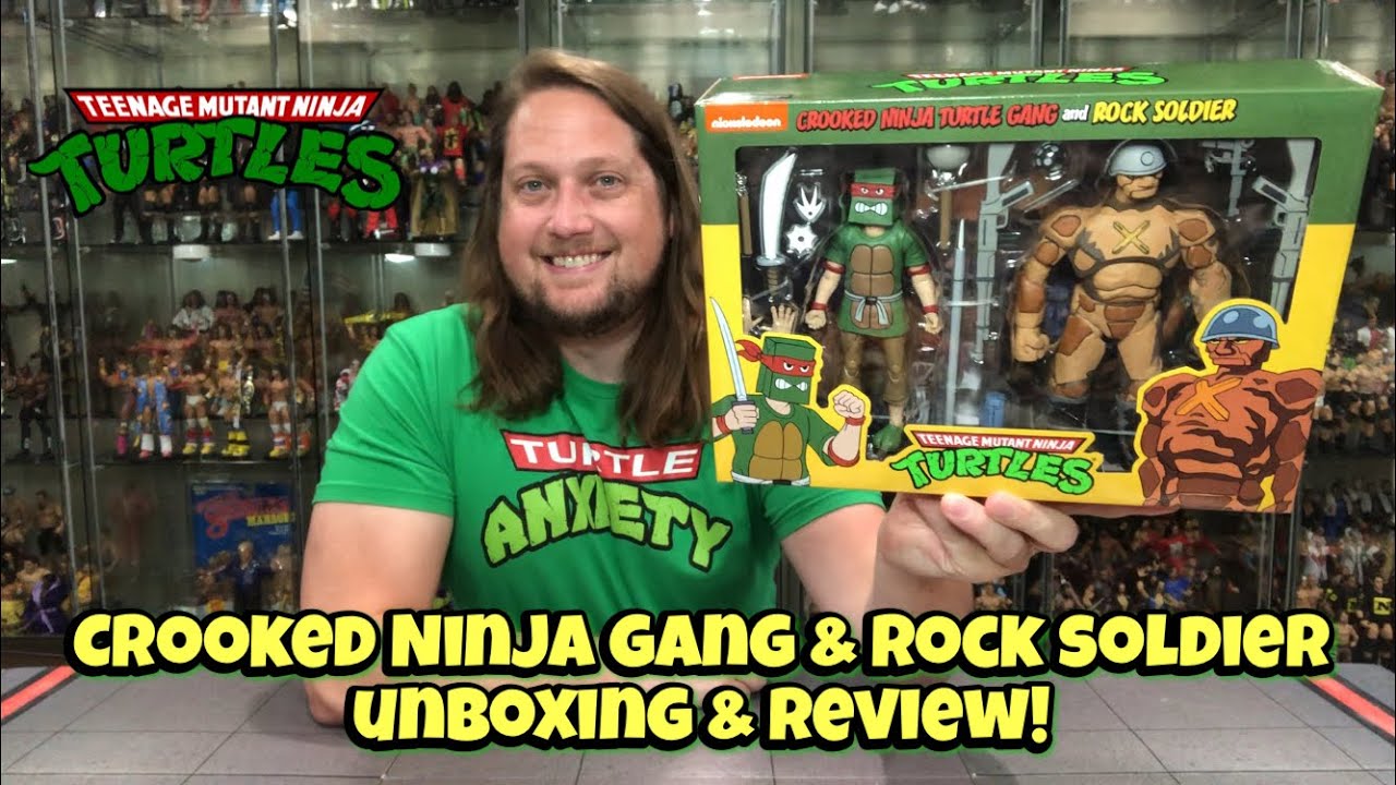 Crooked Ninja Gang & Rock Soldier TMNT Unboxing & Review! - YouTube