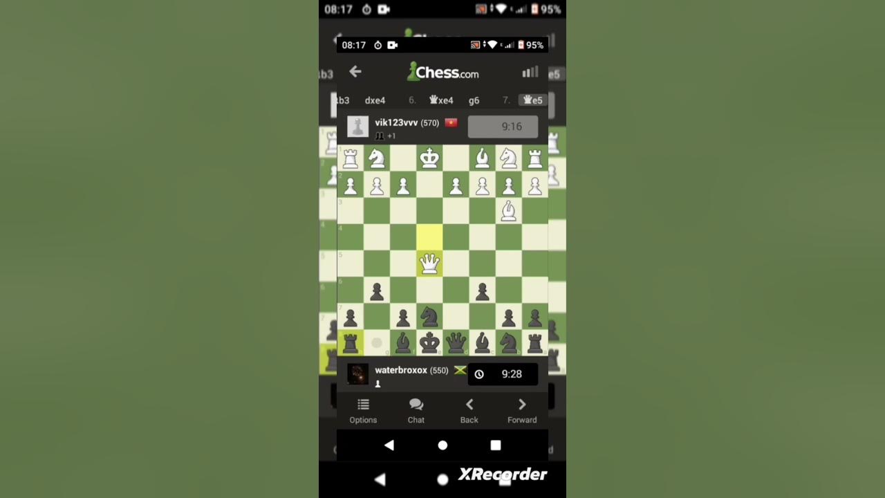 chess plays pt.1(when you surrender because your queen gets captured) - YouTube