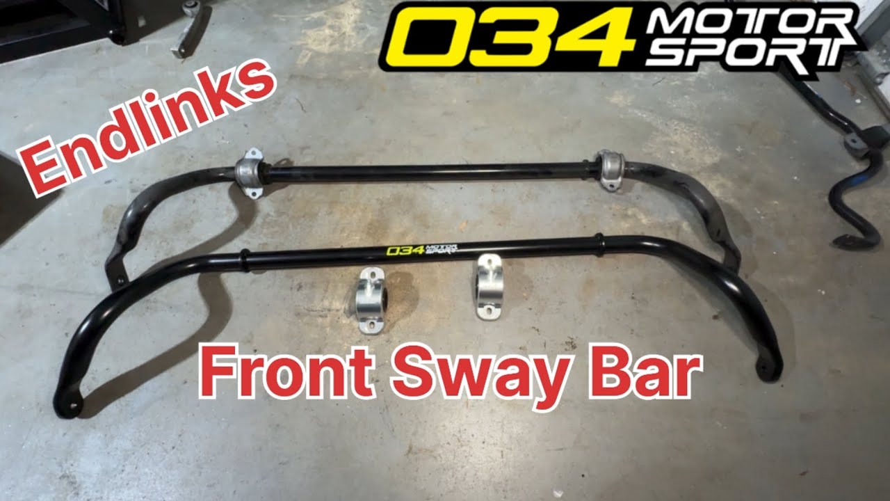 034 Front Sway Bar and Endlinks Install on Audi RS5 B9.5/9 (Part 2 ...