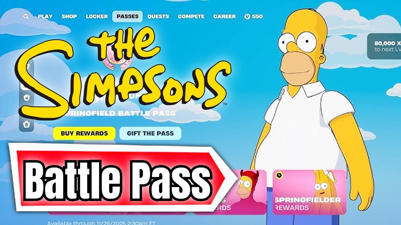 Simpsons Battle Pass Surprises You Need to See! - YouTube