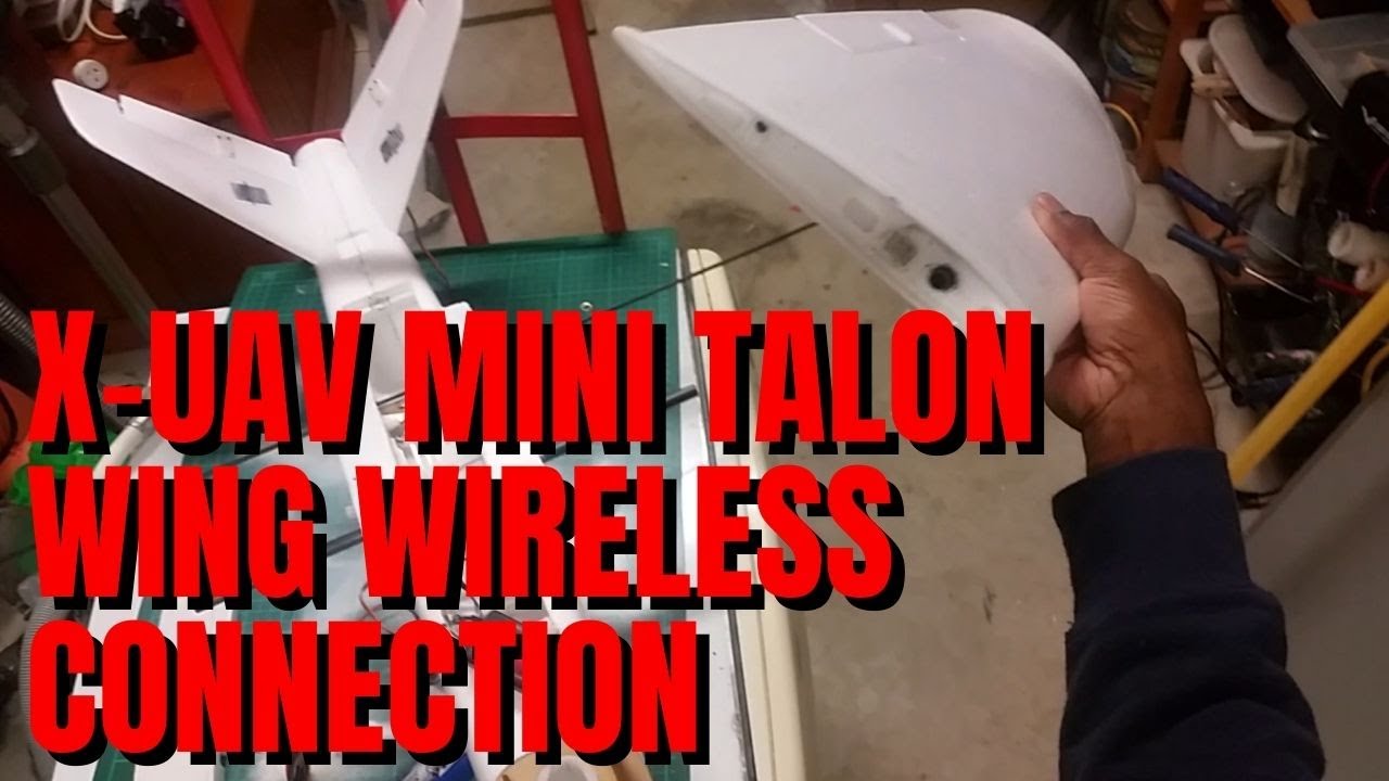 X-UAV Mini Talon Wing Connector & Wireless Servo Connection - YouTube