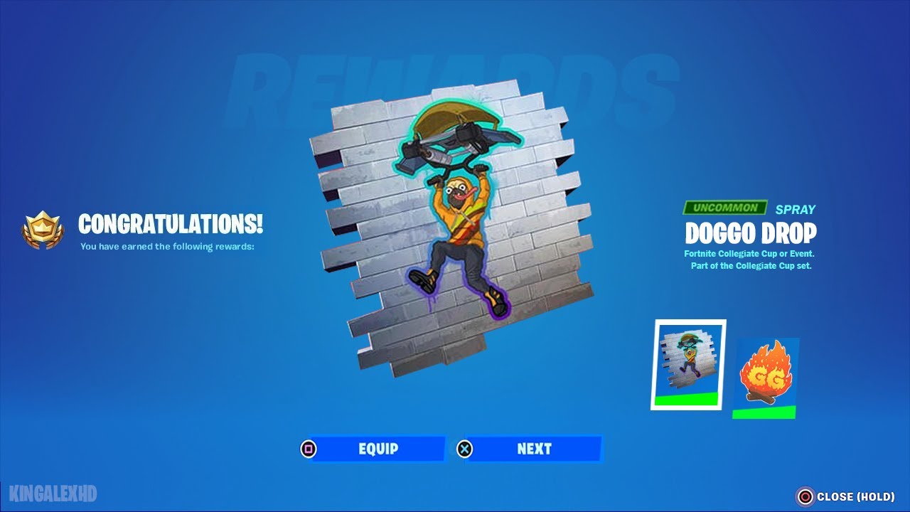 How To Get FREE Doggo Drop Spray & GG Toasted Emoticon In Fortnite ...