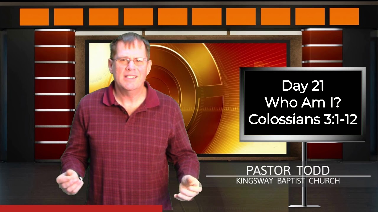 Pastor Todd. Daily Devotion.21 - YouTube