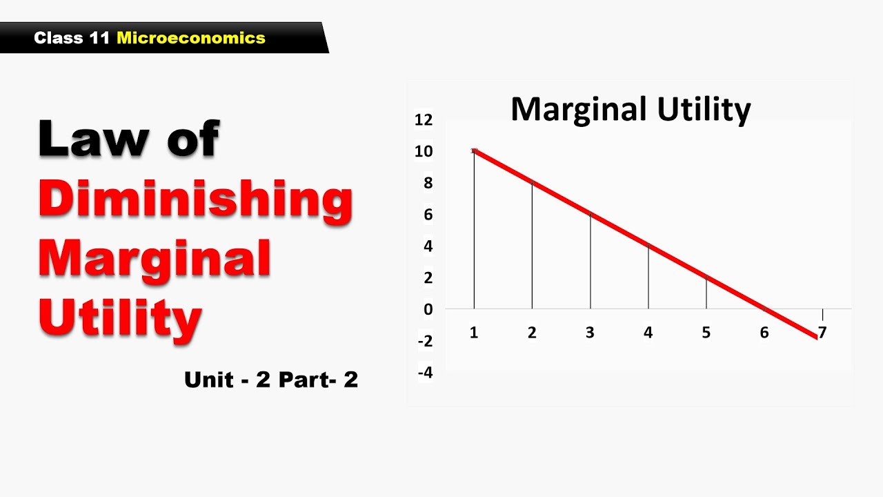 Law of Diminishing Marginal Utility | Microeconomics | Class 11 - YouTube