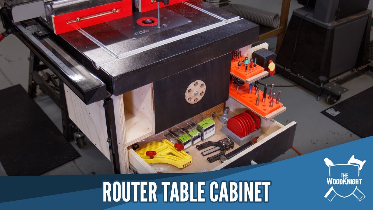 Router Table Cabinet | DIY | Plans - YouTube