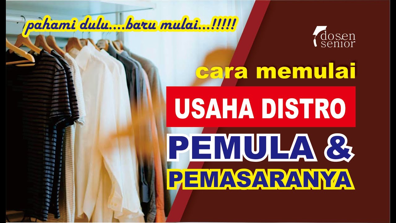 cara memulai usaha distro pemula | usaha distro brand sendiri | usaha ...