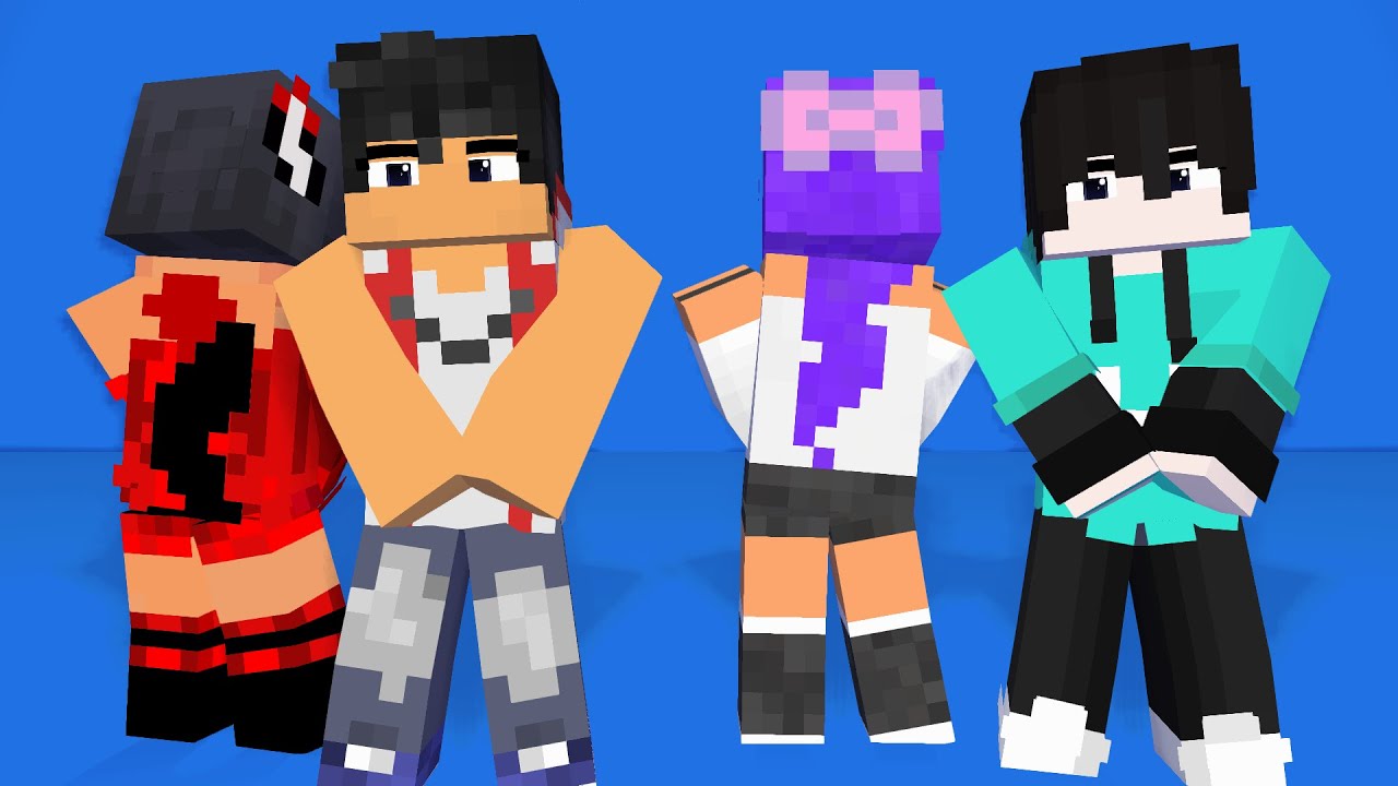 BLOOD POP BAD LIAR MEME APHMAU AND ARON 43 - MINECRAFT ANIMATION # ...