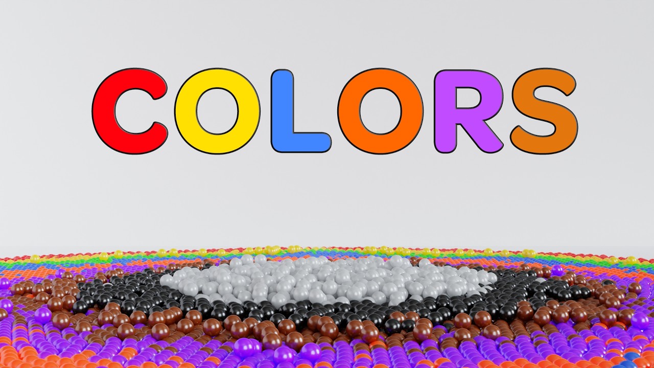 Learn Colors with Color Balls - Fun Educational Video for Kids - YouTube