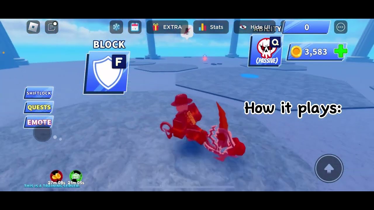 Snowman Scythe Showcase in Roblox Blade Ball - YouTube