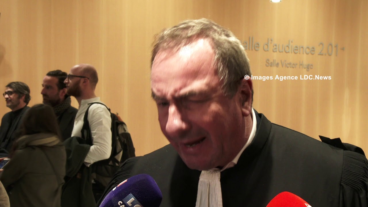 Procès de Bernard Tapie. Me Benoît Chabert. Paris/France - 04 Avril ...