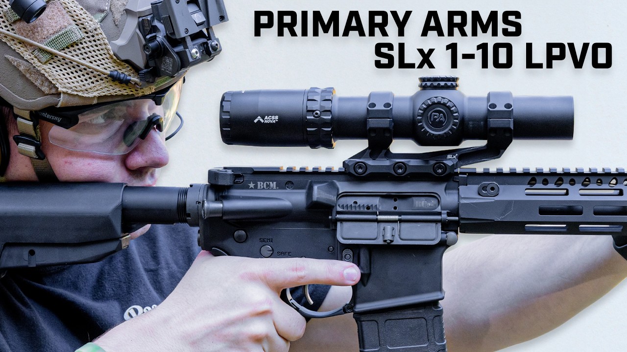 New Primary Arms SLx 1-10x28 ACSS NOVA - YouTube