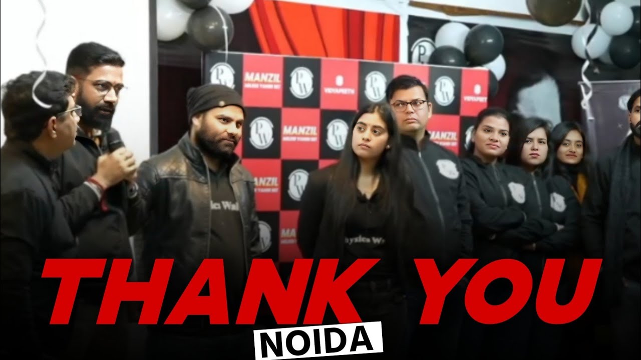 Thank You NOIDA ️🙏 | AAGAZ NOIDA Event Overview 🔥|| PW Vidyapeeth - YouTube