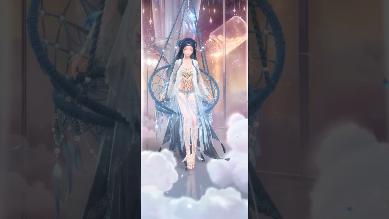 Shining Nikki - Dreamscape Starlight suit with its recoloration 💙🤎 # ...