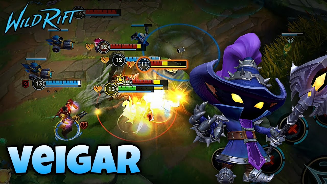 WILD RIFT | THIS CHAMPION STILL OP IN MID LANE! VEIGAR GAMEPLAY [BUILD ...