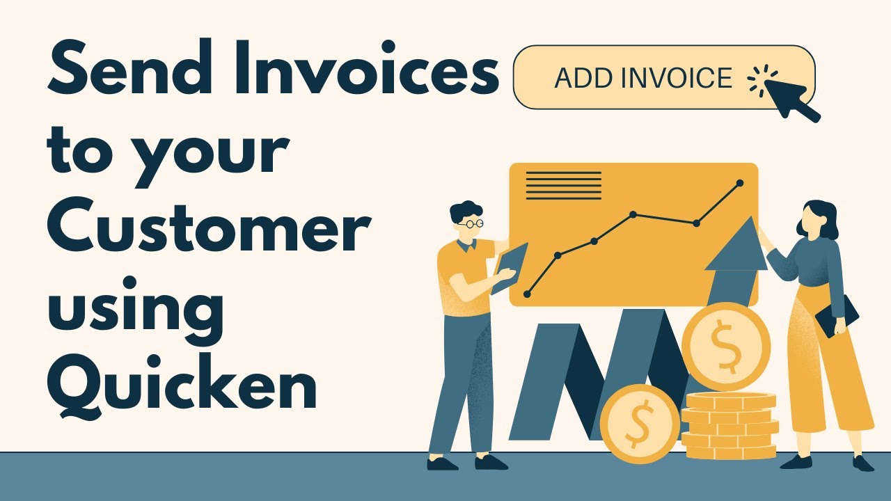 How to Send Invoice to your Customers using Quicken - YouTube