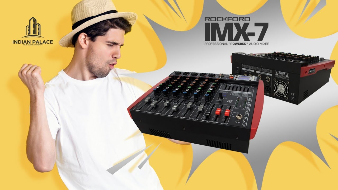 FEATURED | ROCKFORD PROFESSIONAL POWERED MIXER IMX7 - YouTube