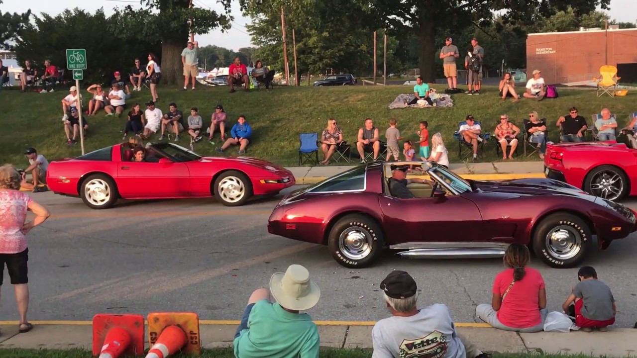 2017 Corvette's At Carlisle Saturday Entire/Full Parade (8/26/17) - YouTube
