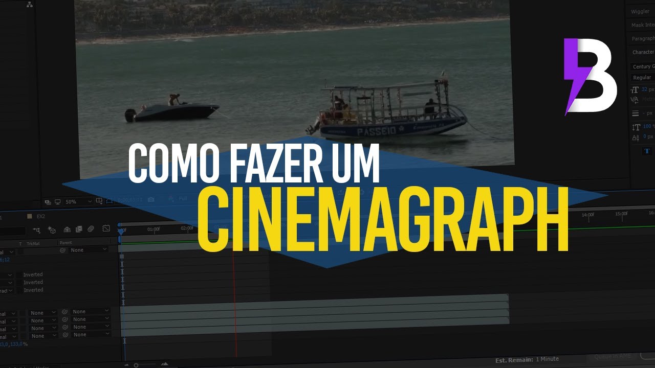 Como fazer um CINEMAGRAPH com o After Effects - YouTube