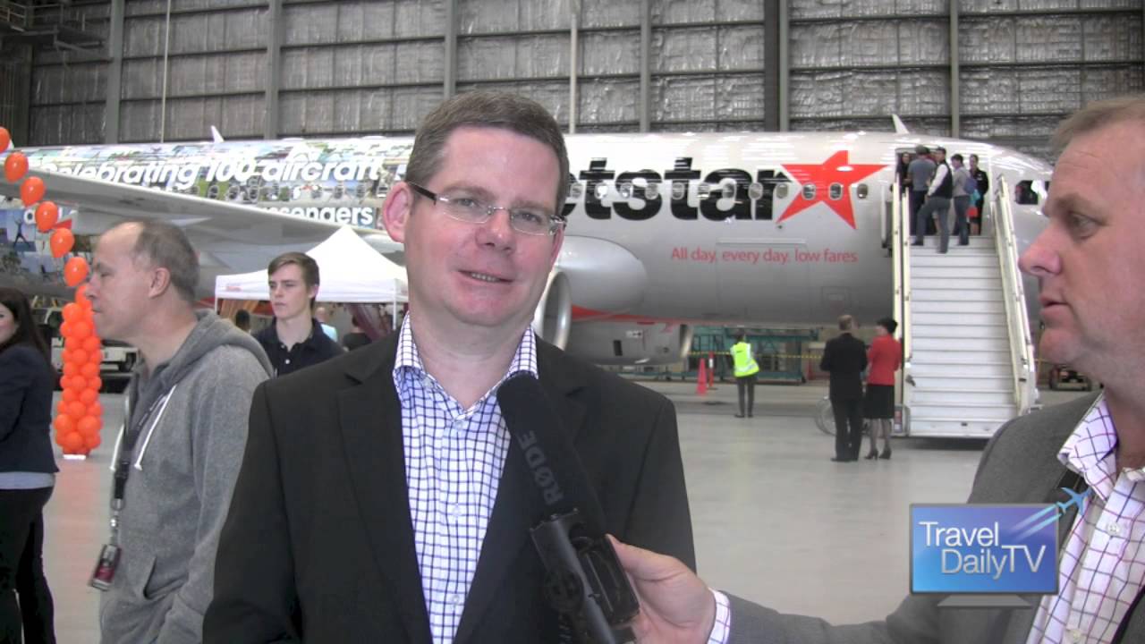 Jetstar's Jayne Hrdlicka and David Hall speak about the airline's 100th ...