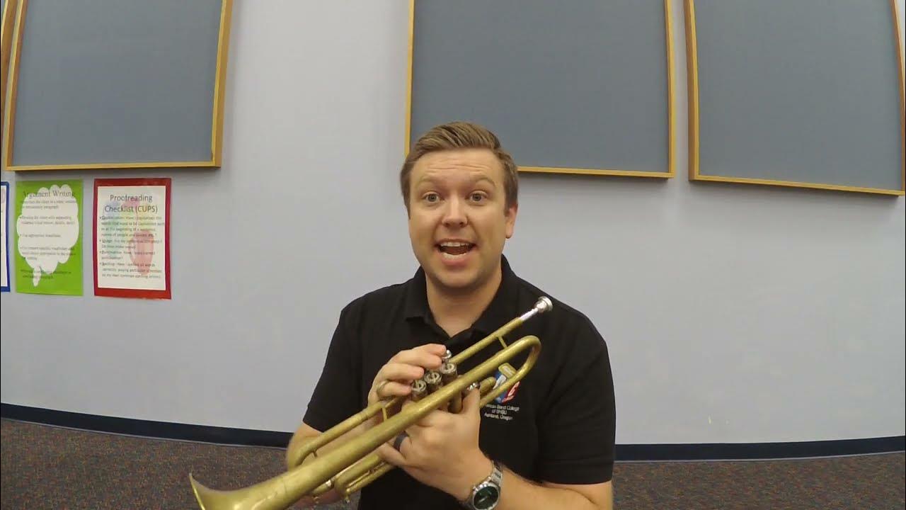 Beginning Band - Trumpet - Lesson 2.2 - Trumpet Posture - YouTube