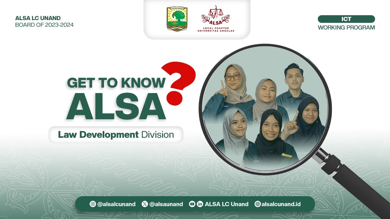 Get to Know ALSA: Law Development Session! - YouTube