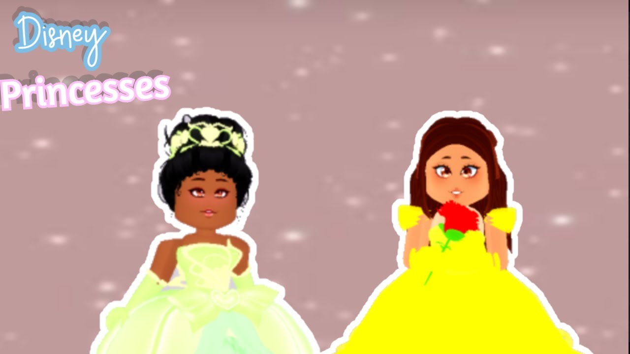 RE-CREATING DISNEY PRINCESSES IN ROBLOX ROYALE HIGH - YouTube