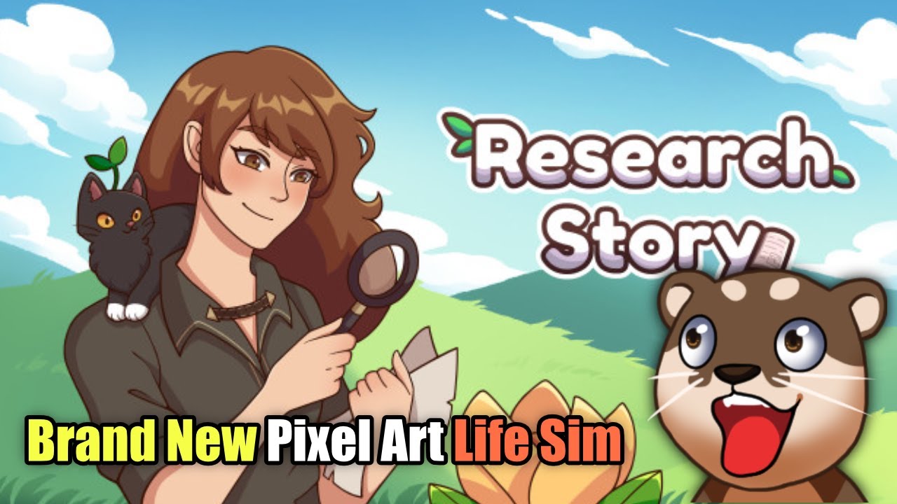 Brand New Pixel Art Life Sim | Research Story - YouTube