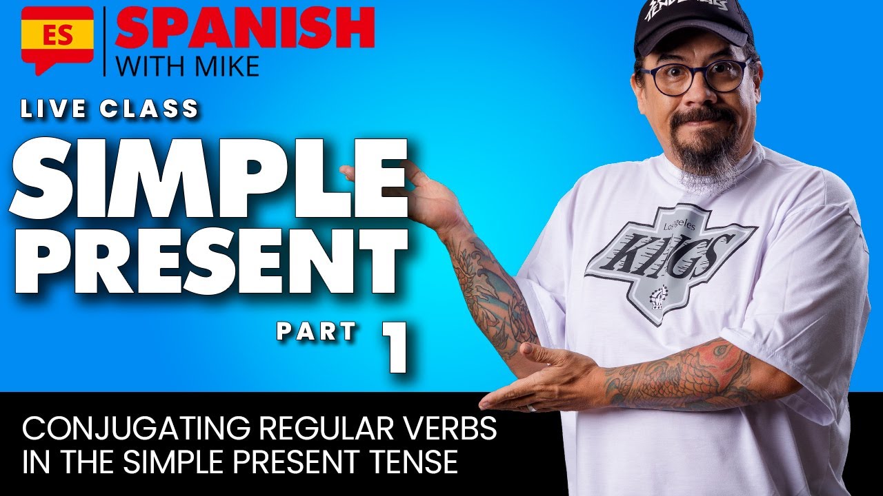 Regular Verbs Conjugation: Simple Present Tense - Part 1 - YouTube