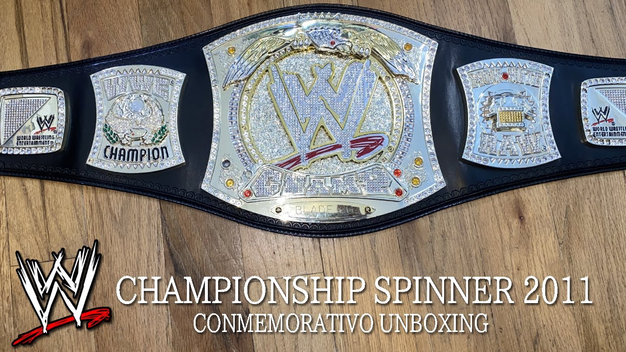 WWE Championship Spinner 2011 Conmemorativo - Unboxing y Review | Mi ...