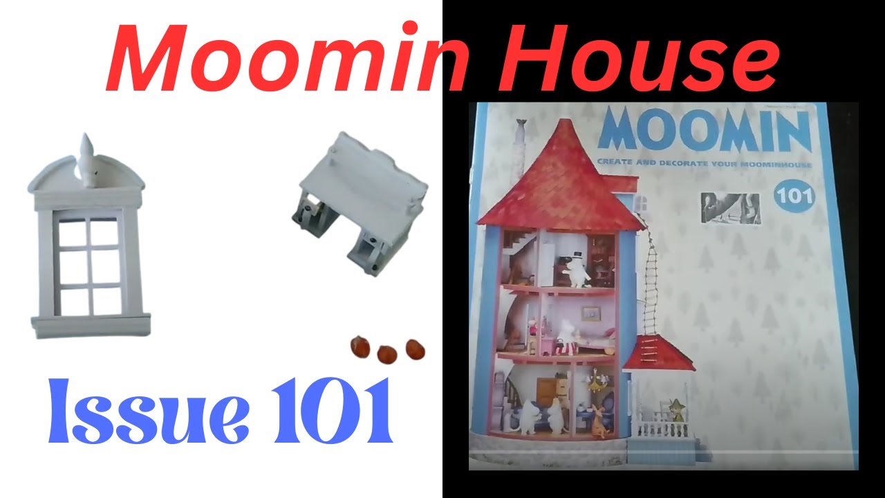 DeAgostini Moomin House Issue 101 Part Work Model Build - Window, Desk ...