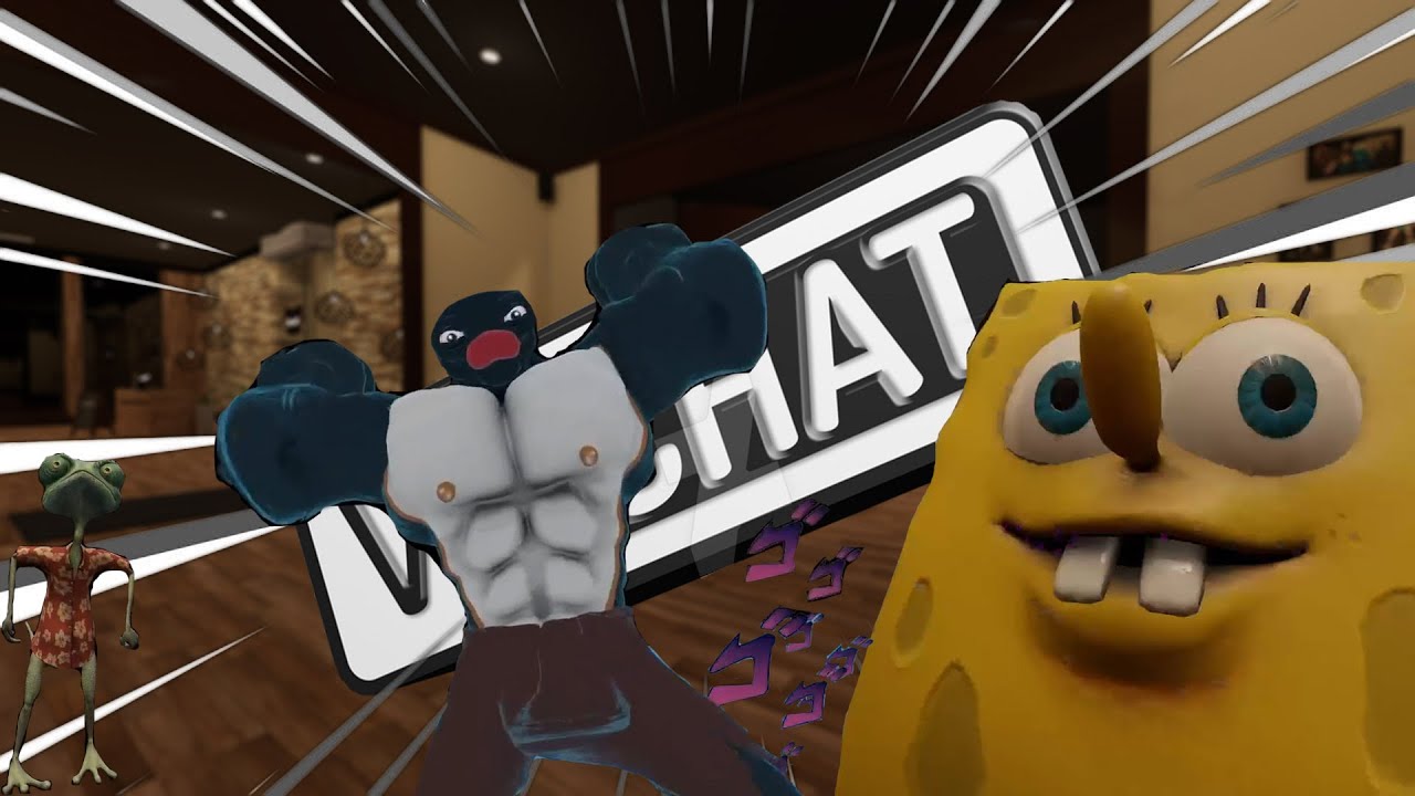 VRChat (Funny Moments) | Secret Boss & Spongebob Scare - YouTube