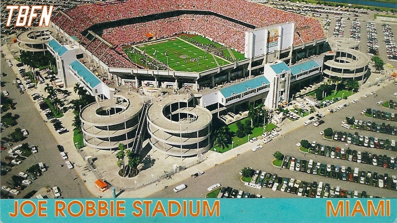 1987 - The Grand Opening of Joe Robbie Stadium!!! Footage of fan ...