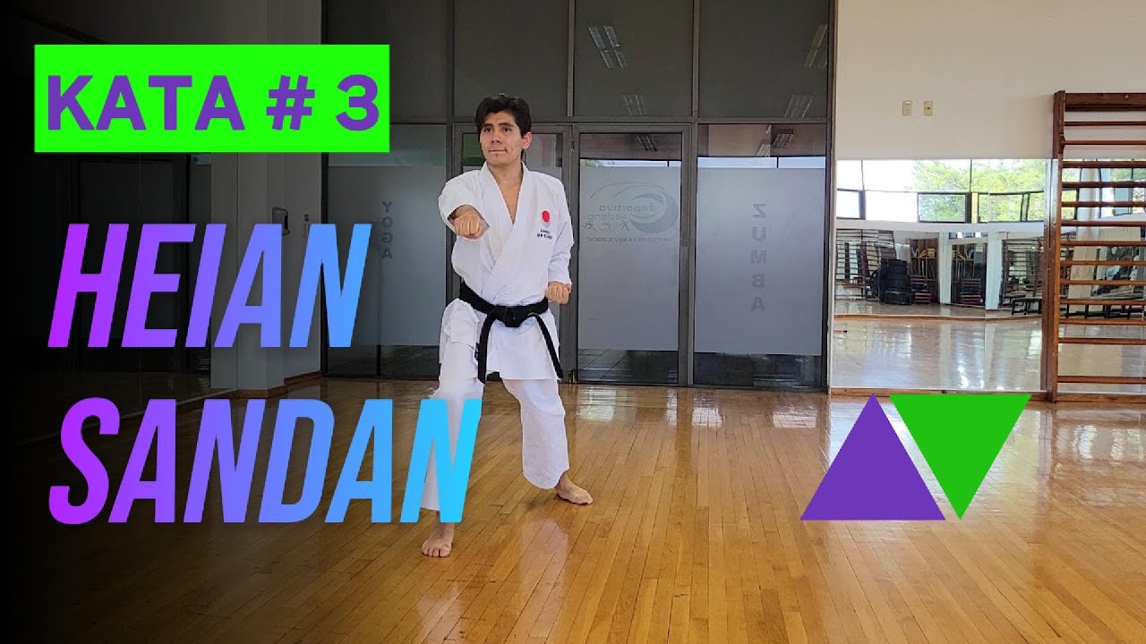 Kata 🚀Heian Sandan # 3 Shotokan - YouTube