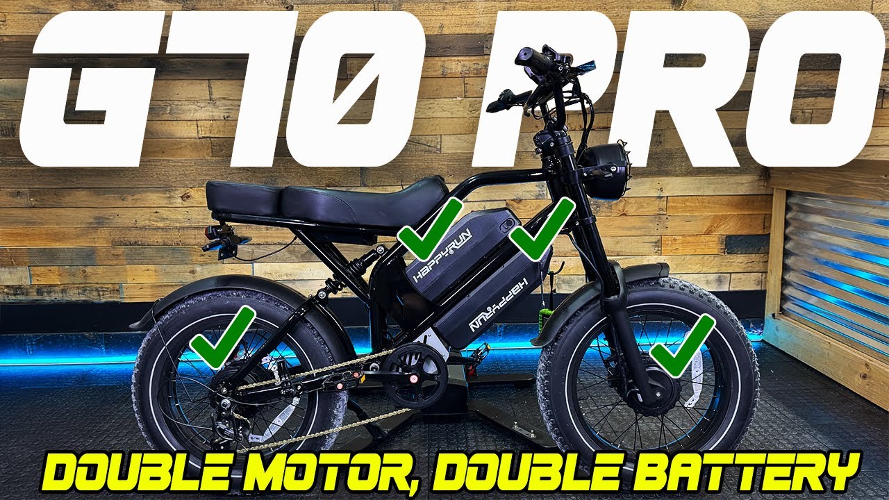 Is This Even An Ebike?! Dual Battery, Dual Motor 5000 Watts/HappyRun ...
