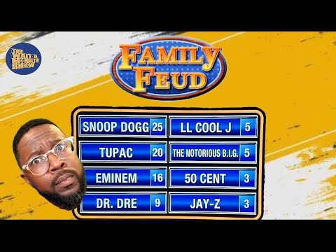 Family Feud Sparks Controversy Among Greatest Rappers Of All Time - YouTube