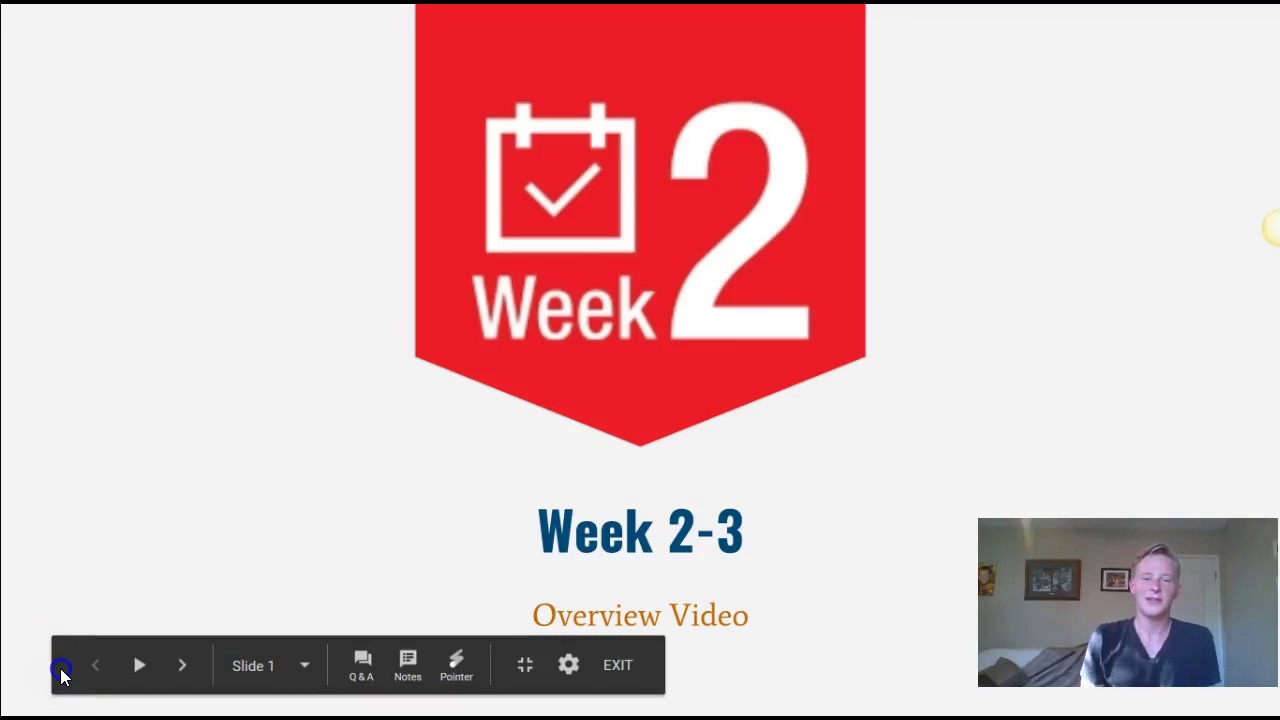 Week 2 Overview - YouTube