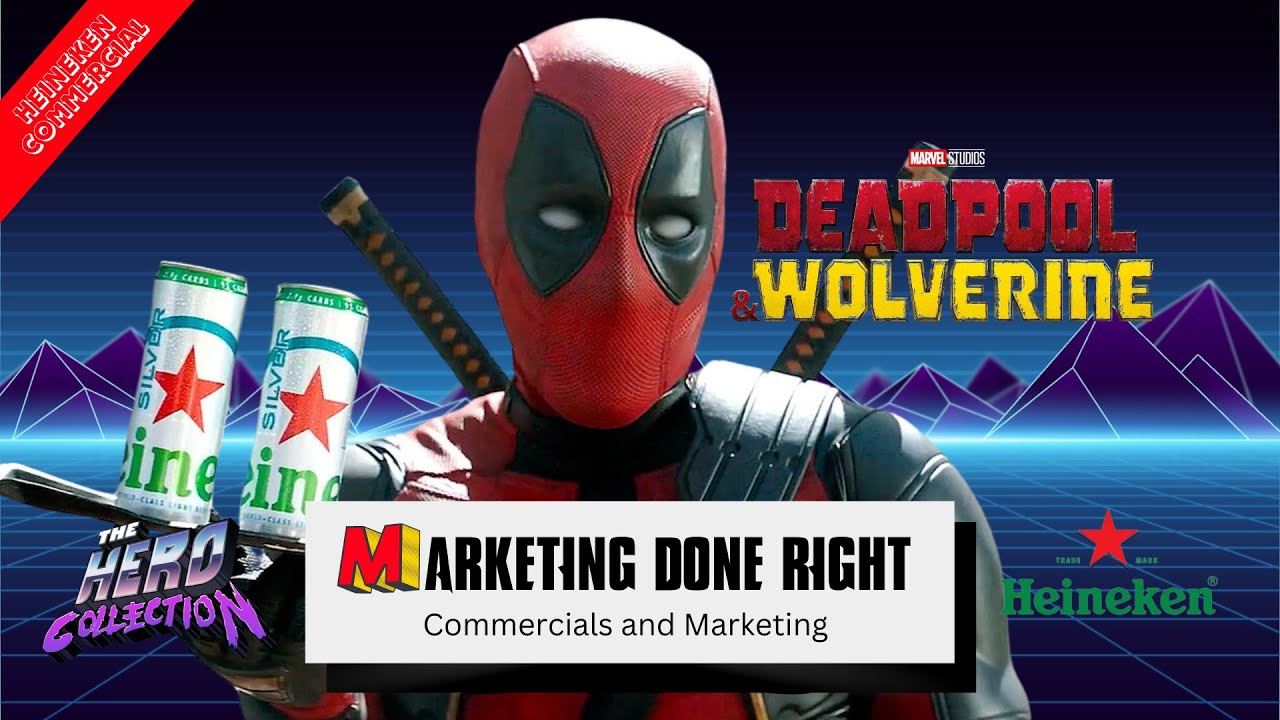 Marketing Done Right! Heineken Silver commercial featuring Deadpool ...