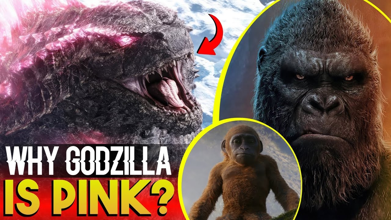 King Of Monsterverse ! Why Godzilla Is Pink 😱 | Kong New Weapon ...