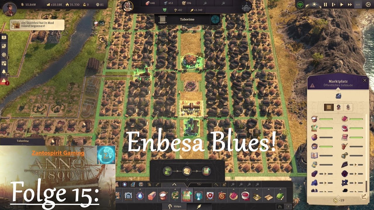 Anno 1800 + Mod´s / #15: Enbesa Blues! / Gameplay Deutsch - YouTube