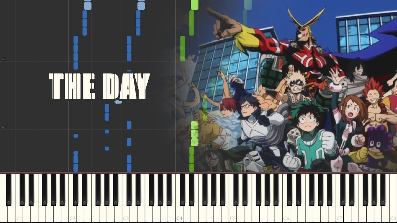 Boku no Hero Academia Opening - THE DAY (Piano Synthesia) - YouTube
