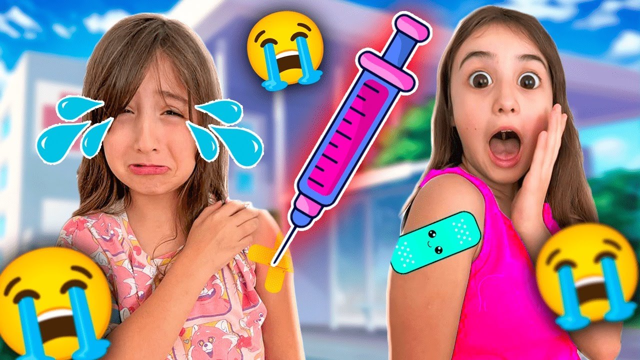 SOPHIE CHOROU! MINHAS FILHAS VÃO TOMAR VACINA para a NOVA ESCOLA! Pai Também Vloga - YouTube