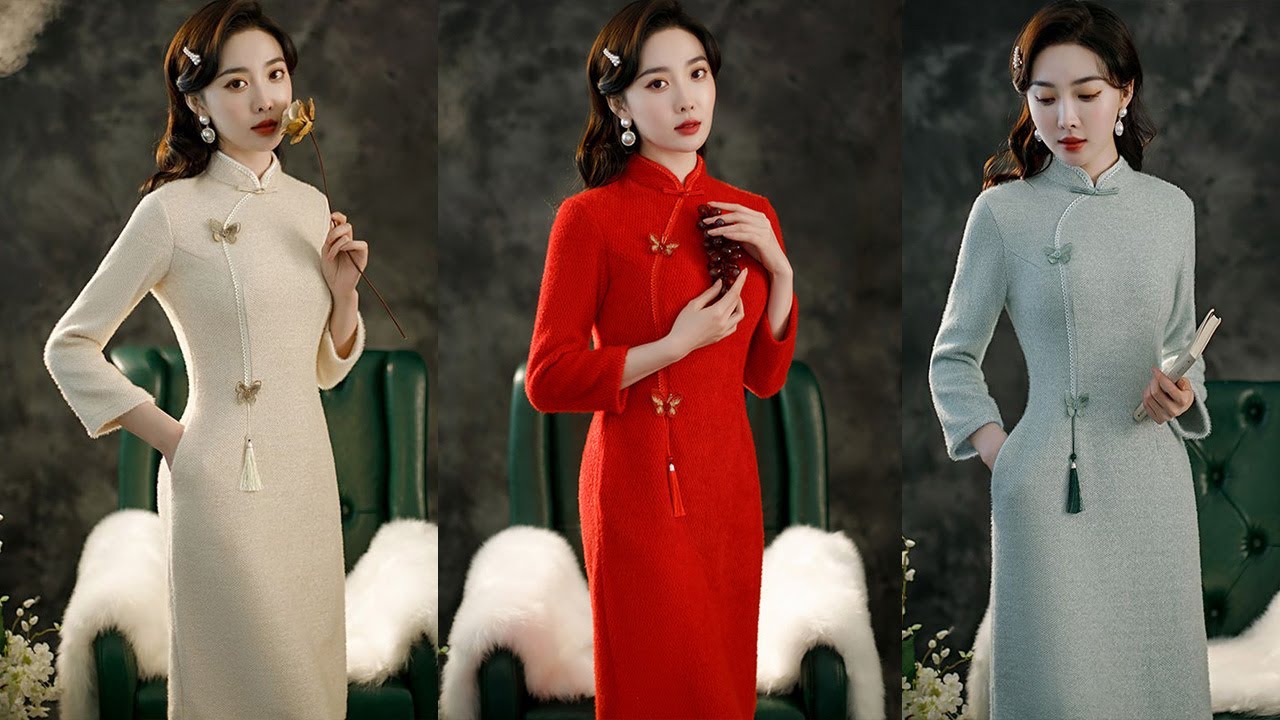 Chinese Clothing Qipao Winter Wedding Dress - Weqipao
