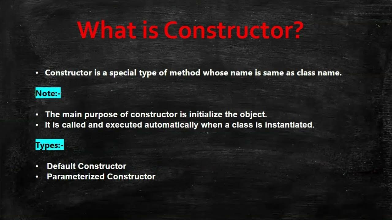Constructor In Apex Salesforce Apex Apexprogramming Salesforce Youtube