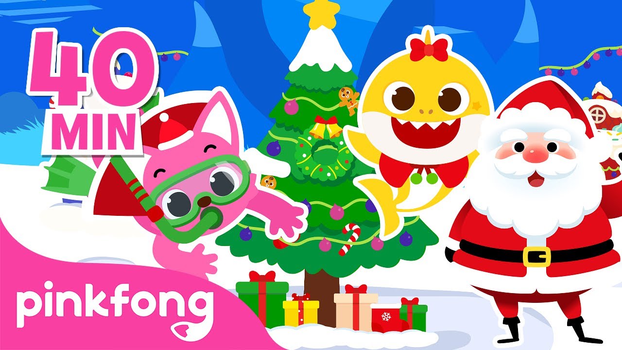 On fait le cache-cache à Noël ! | +Contes de fée Noël | Pinkfong Baby ...