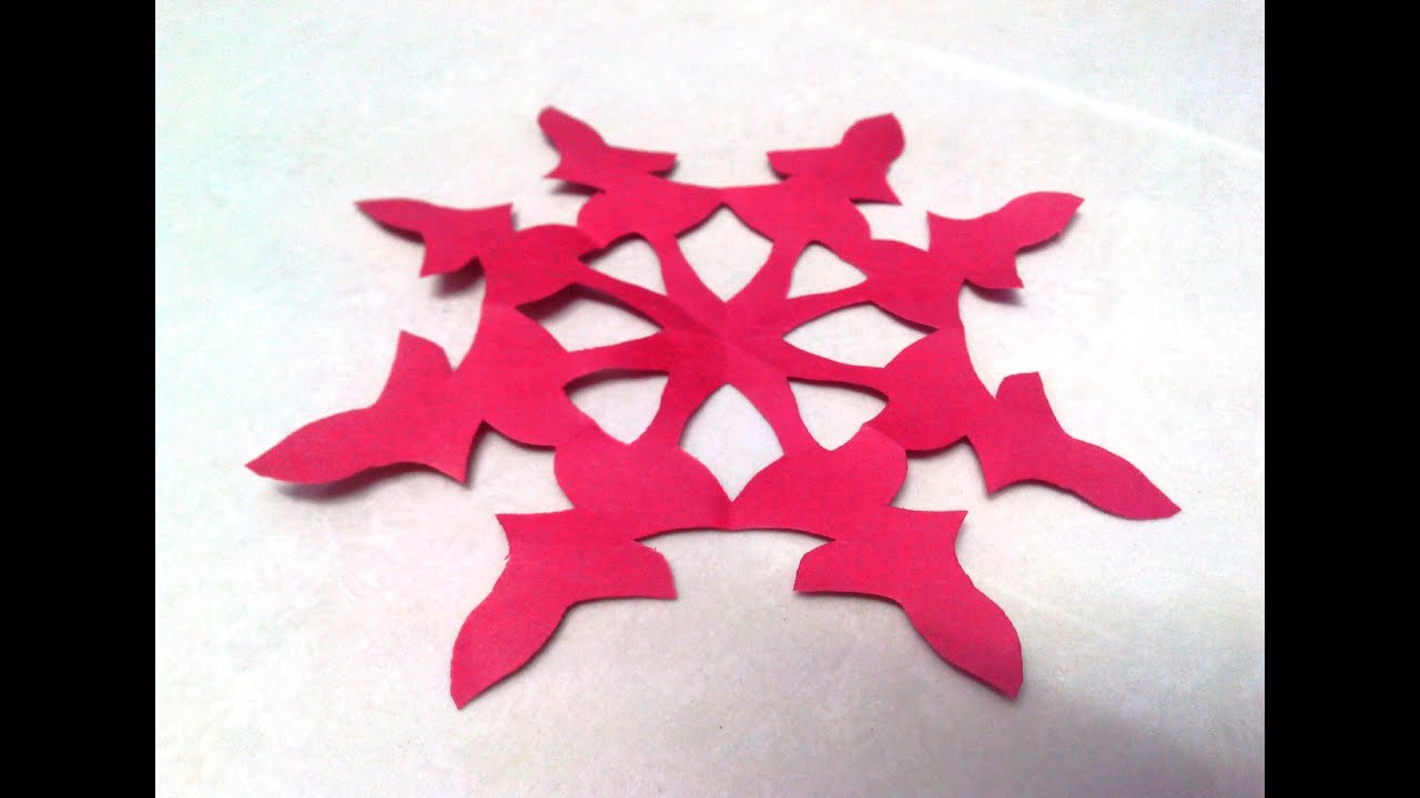 How to make KIRIGAMI paper cutting patterns and templates - 6 - YouTube
