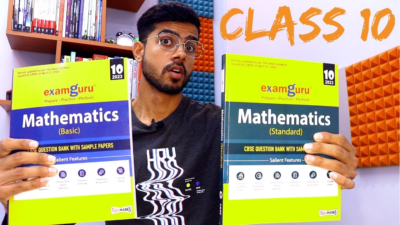 CBSE Question Bank Class 10 Examguru Mathematics Basic and Standard Full Review 📖 Sample Papers ...