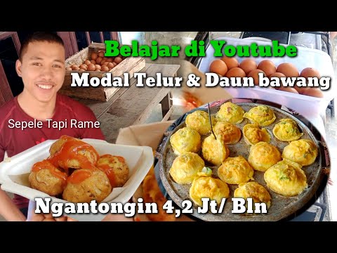 Modal Nemu Di Youtube. Cuma Telur & Daun Bawang..Bisa Serame Ini. Omset 4,2 Jt . Ide Usaha