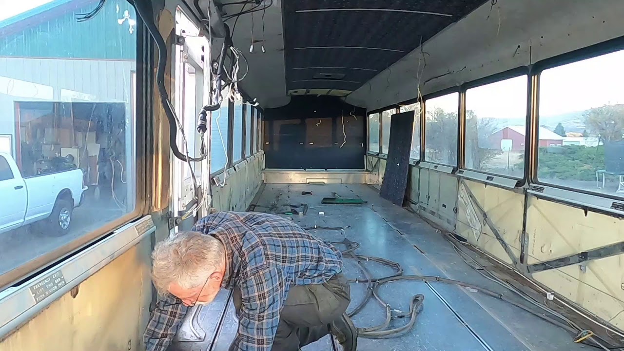 MCI Bus Conversion Demo and Cleaning E19 - YouTube