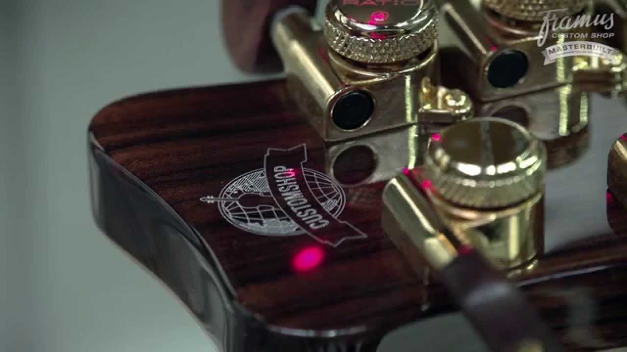 Framus Custom Shop Masterbuilt - Making of Diablo 7 String Rainbow ...